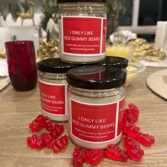 La Boheme Nouv | Accents | I Only Like Red Gummy Bears Candle Brand New ...